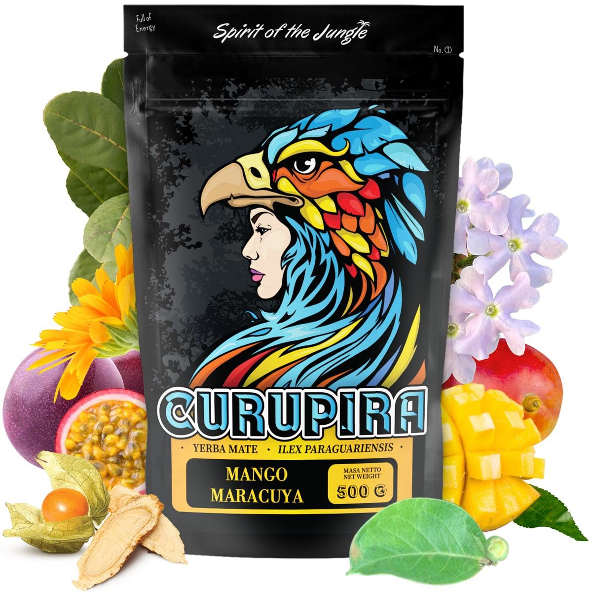 Yerba mate Curupira Mango Maracuya super owocowa | Yerba mate \ Yerba ...